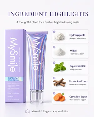 MYSMILE Whitening Hydroxyapatite Toothpaste For Sensitive Teeth