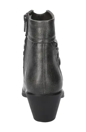 EASY WORKS BY EASY STREET Bess Faux Leather Ankle Boot - Grey