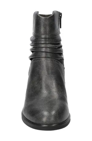 EASY WORKS BY EASY STREET Bess Faux Leather Ankle Boot - Grey