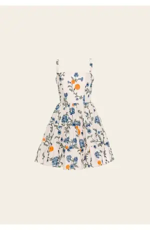 Agua Bendita Lima Mini Brisa Mini Dress - Ivory