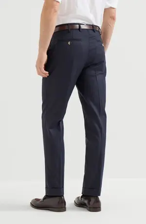 Brunello Cucinelli Virgin Wool Flannel Trousers