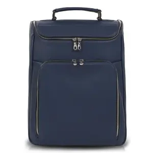 LUIS STEVEN Medium Leather Laptop Pack - Midnite Blue