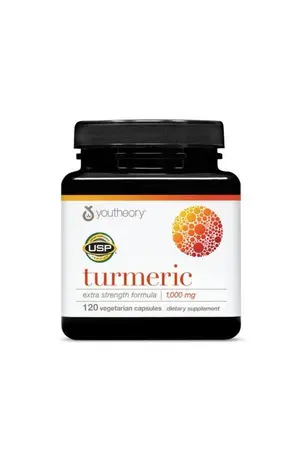 YOUTHEORY Turmeric Extra Strength Curcumin Supplement 120 Count - None