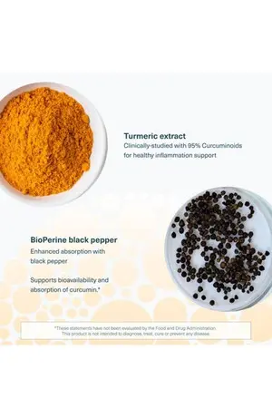 YOUTHEORY Turmeric Extra Strength Curcumin Supplement 120 Count