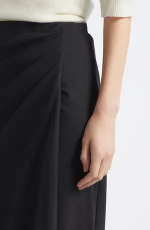 Marella Zampa Virgin Wool Midi Skirt