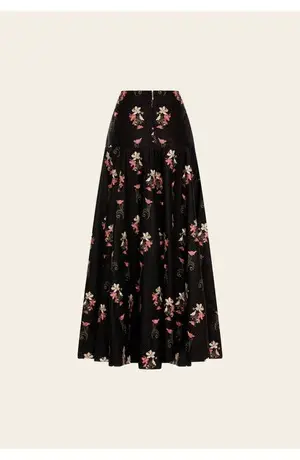 Agua Bendita Nacar Noche Maxi Skirt