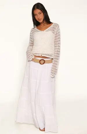 PETAL & PUP Lorelle Pointelle Cardigan