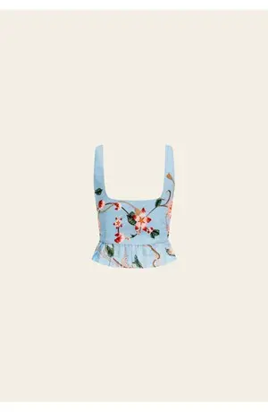 Agua Bendita Eslabón Navegante Cropped Top