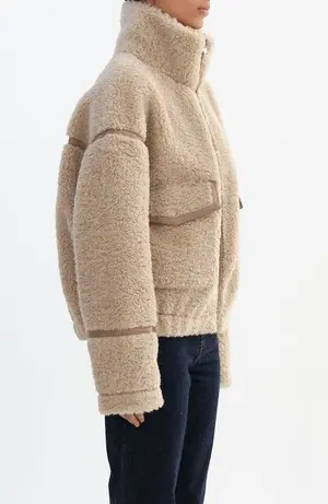 LAMARQUE Brenna |teddy Fleece Jacket - Beige