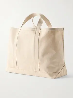 FRAME Logo-appliquéd Cotton Canvas Tennis Tote Bag