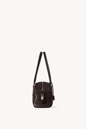 THE ROW E/w India Bag In Textured Calfskin - Deep Brown