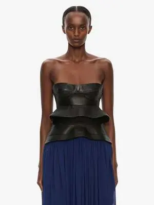 Christopher Esber Bellona Moulded Leather Bodice