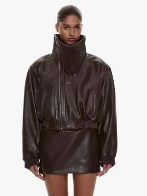 Christopher Esber Lunnet Leather Bomber Jacket