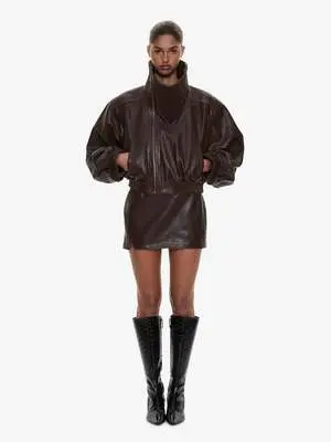 Christopher Esber Lunnet Leather Bomber Jacket