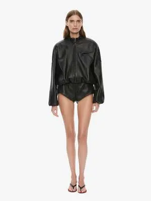 Christopher Esber Dannie Leather Zipped One Piece