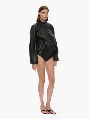 Christopher Esber Dannie Leather Zipped One Piece