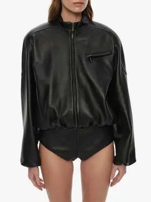Christopher Esber Dannie Leather Zipped One Piece