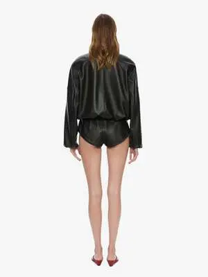 Christopher Esber Dannie Leather Zipped One Piece