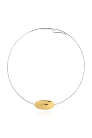 Lié Studio Brass Necklace "scarlet - Silver