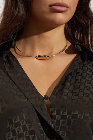 Lié Studio Brass Necklace "scarlet