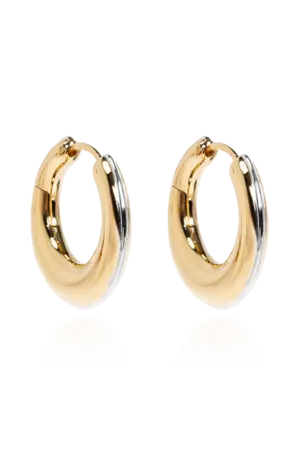 Lié Studio Harper" Two-tone Silver Hoop Earrings - Gold