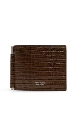 TOM FORD Leather Wallet - Brown