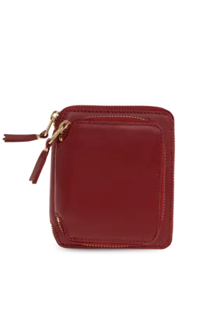 Comme Des Garçons Leather Wallet - Red