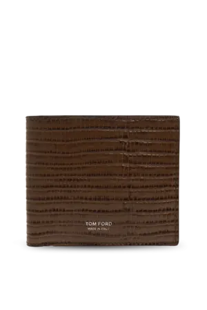 TOM FORD Leather Wallet - Brown