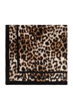 Marc Jacobs Silk Scarf - Brown