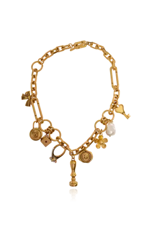Marc Jacobs Necklace With Pendants - Gold