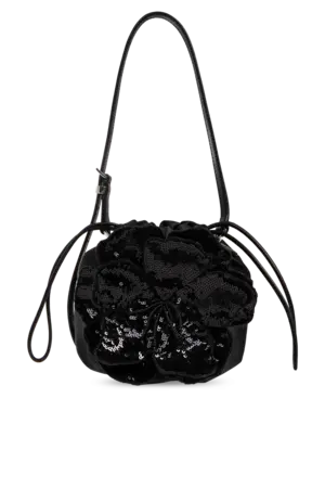 ROTATE BY BIRGER CHRISTENSEN Bag With Applique - Black