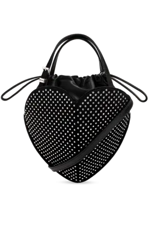 ROTATE BY BIRGER CHRISTENSEN Heart-shaped Bag - Black