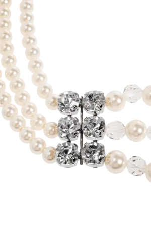 Alessandra Rich Pearl Necklace