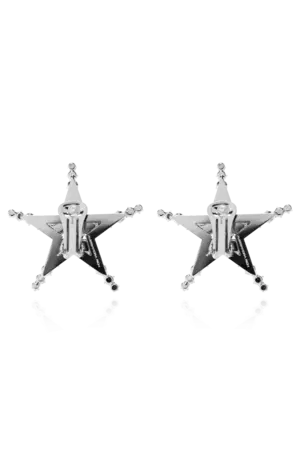 Alessandra Rich Star-shaped Clip-on Earrings
