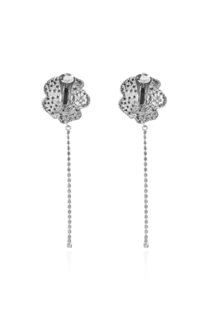 Alessandra Rich Flower-shaped Clip-on Earrings