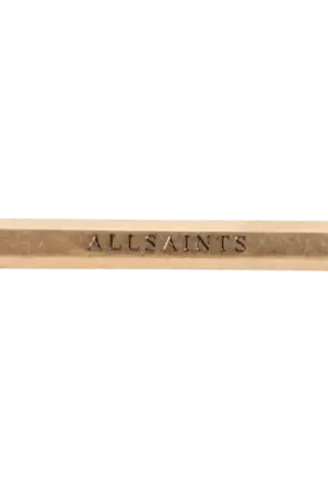 ALLSAINTS Brass And Sterling Link Bracelet With Cubic Zirconia