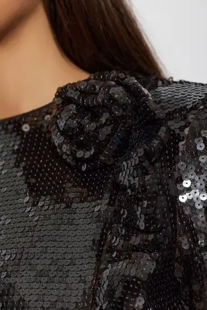 ROTATE BY BIRGER CHRISTENSEN Sequin Dress