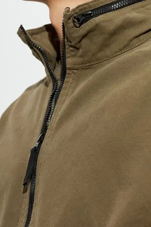 Stone Island Jacket With Concealed Hood And Contrasting Details