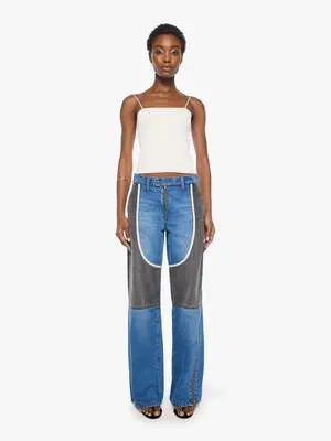 MOTHER Quik Wide-leg Jeans - Blue