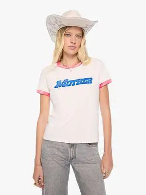 MOTHER The Lil Goodie Ringer Flock T-shirt