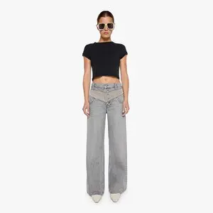 MOTHER Snacks! The Mix Double Dip Nerdy Rocky Road Pants - Grey