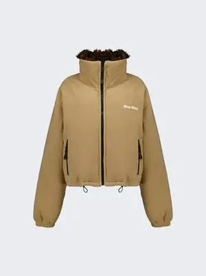 Miu Miu Fleece Jacket Cammello - Camel