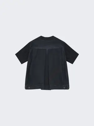 Sacai Denim X Cotton Knit Pullover