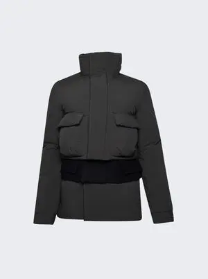 Sacai Layered Puffer Jacket And Navy
