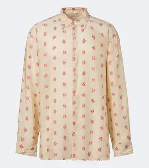 Dries Van Noten Floral Jacquard Shirt - Beige