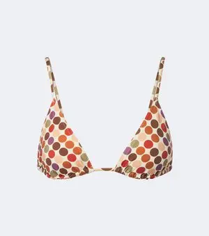 ERES Polka Dot Bikini Top - Multicoloured