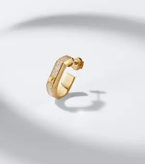 Messika Moderniste 18kt Single Hoop Earring With Diamonds