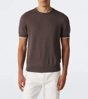 Fedeli Knitted Linen And Cotton Sweater