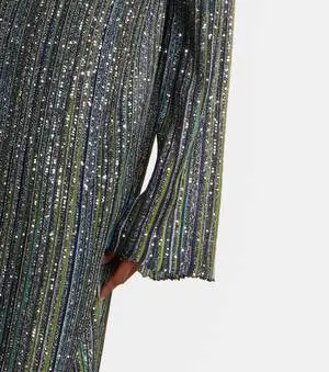 Missoni Striped Lamé Gown