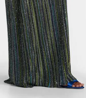 Missoni Striped Lamé Gown